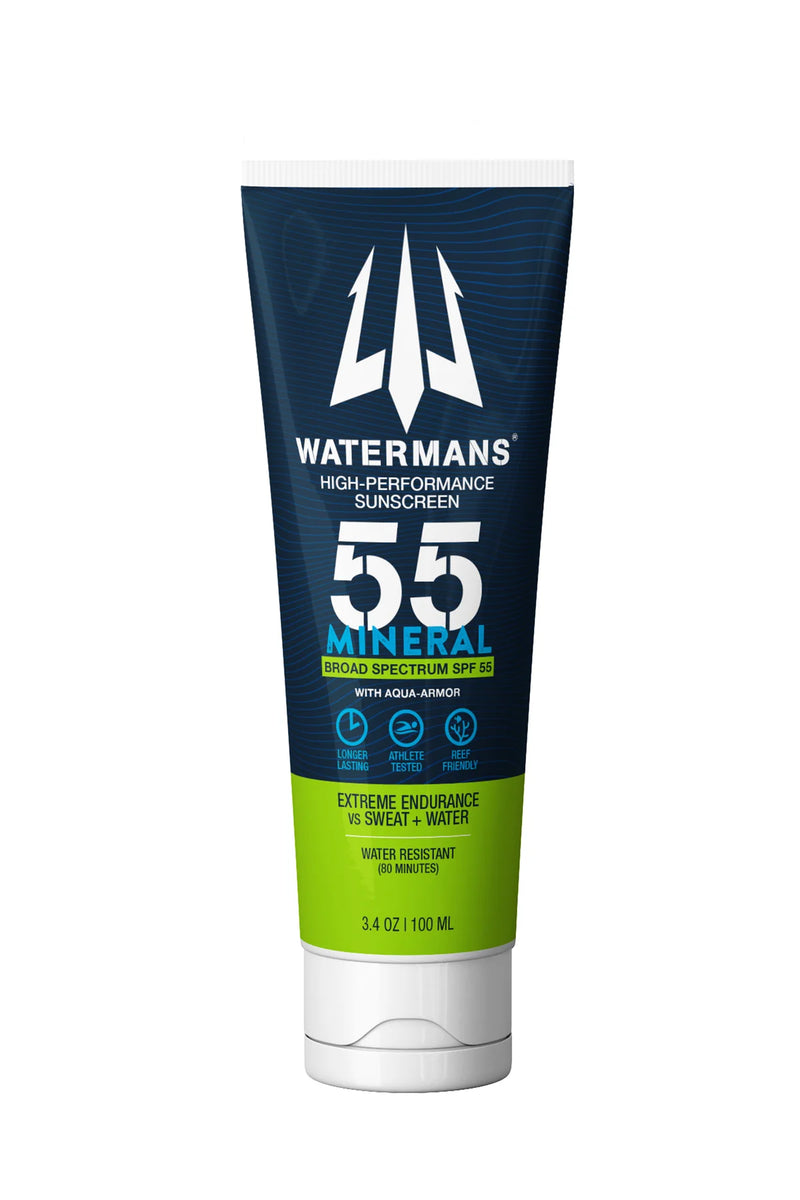 Watermans® Mineral SPF 55 Sunscreen with AQUA-ARMOR – Hook and Arrow