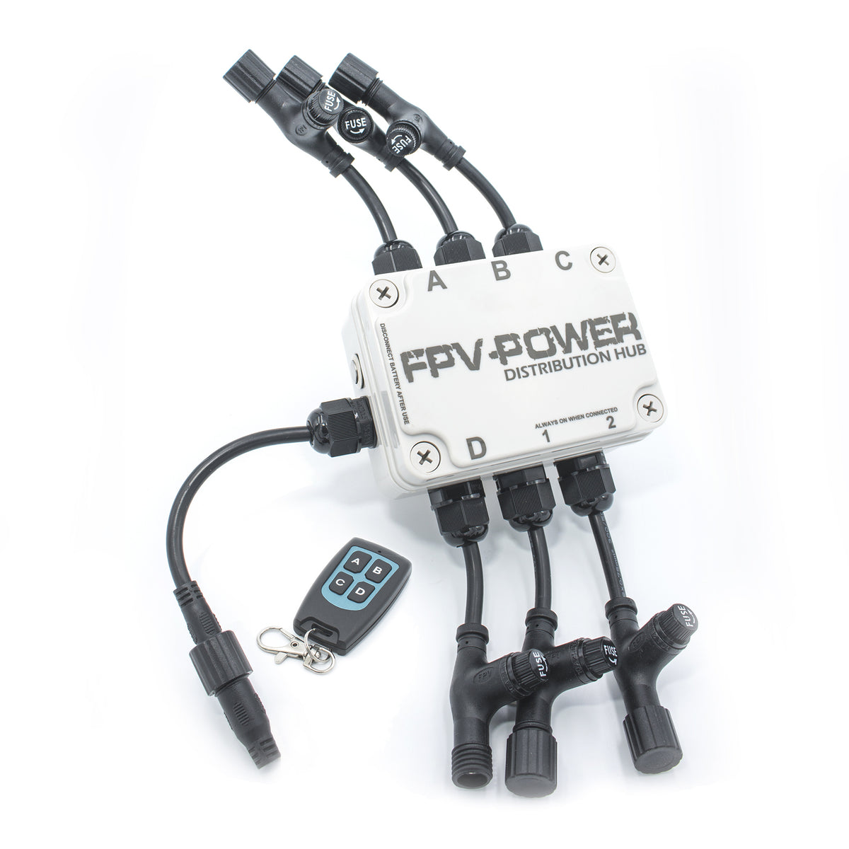 FPV-POWER DISTRIBUTION HUB FOR PLUG & PLAY WIRING – Hook and Arrow