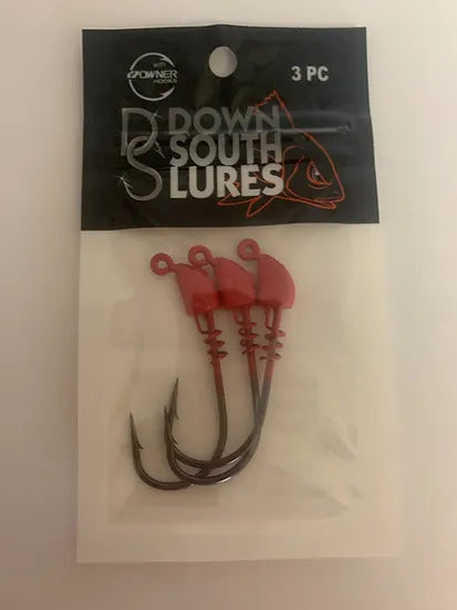 Venom Red Jig Head by Down South Lures – Hook and Arrow